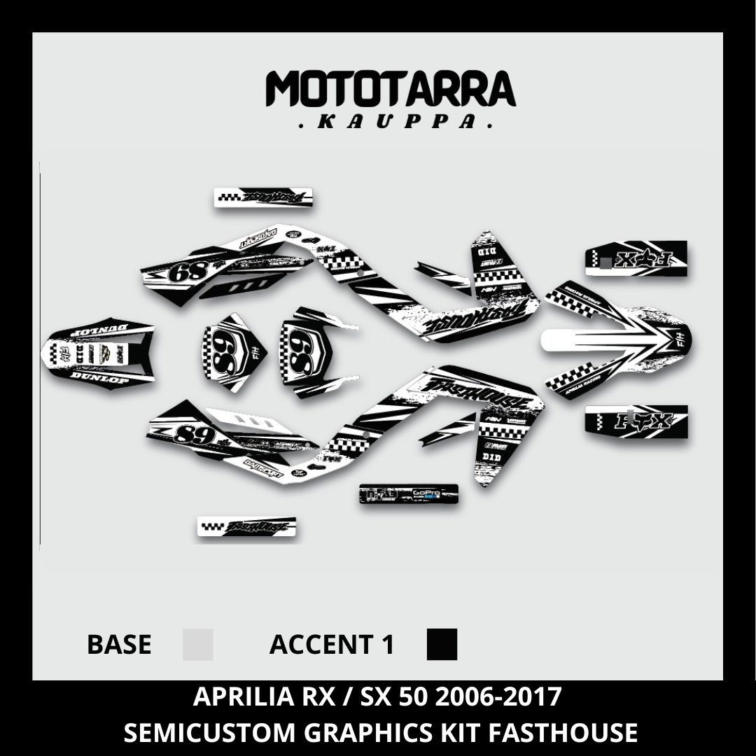 Aprilia RX / SX 50 2006-2017 FASTHOUSE Graphic Kit – mototarrakauppa