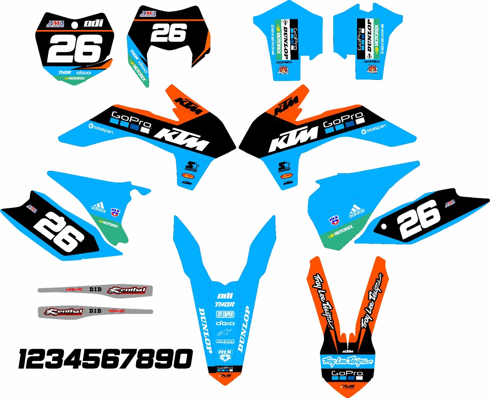 KTM EXC / EXC-F 2014-2016 Tarrasarja – mototarrakauppa