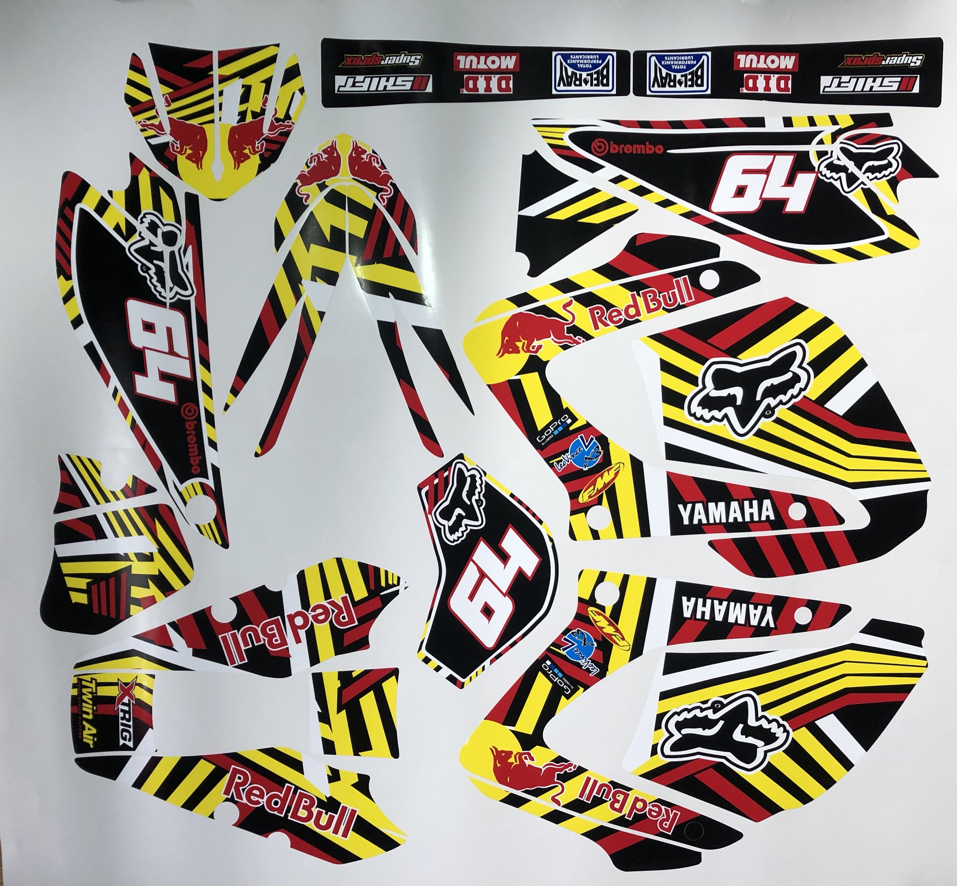 Yamaha DT 125 Graphic kit – mototarrakauppa